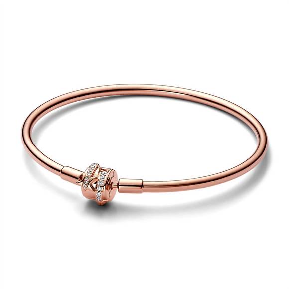 Pandora | Jewelry | New Pandora 4k Bangle With Shooting Star 19cm In ...